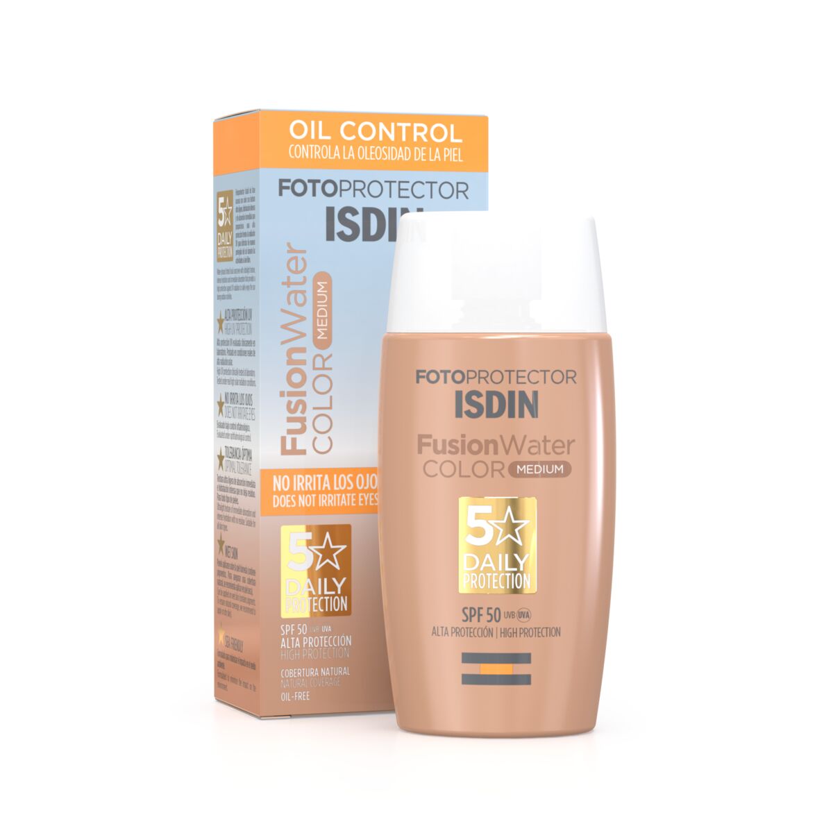 Fotoprotector ISDIN Fusion Water Medium - DRA. Angela Pedraza Dermatología